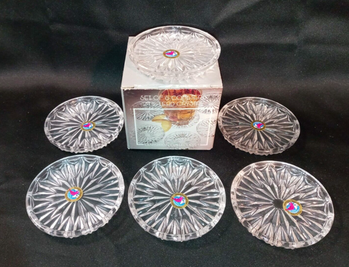 Coaster Set/6 Hofbauer Centurion Collection Bleikristall 24% Lead ...