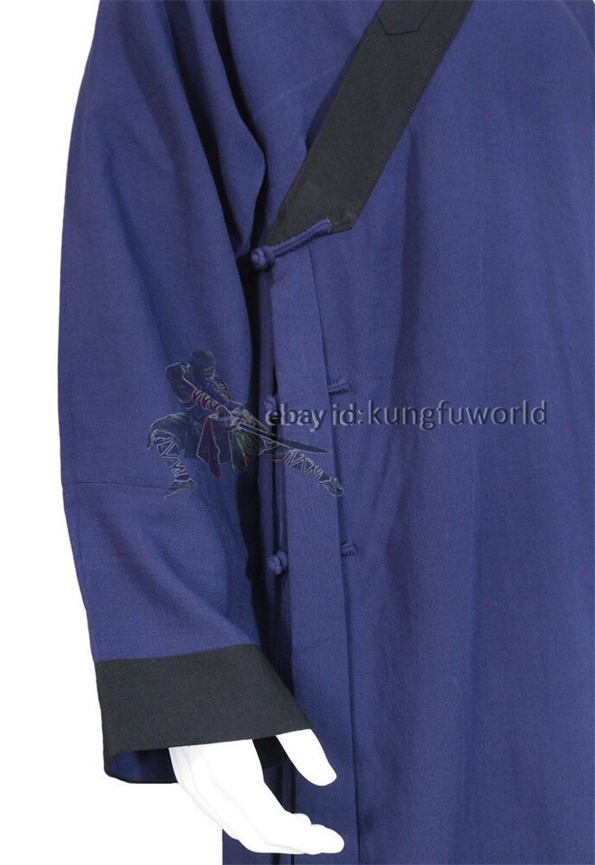 Custom Shaolin Monk Robe Kung fu Tai chi Uniform Martial arts Suit 25 ...