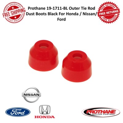Prothane 19-1711-BL Outer Tie Rod Dust Boots Black For Honda / Nissan ...