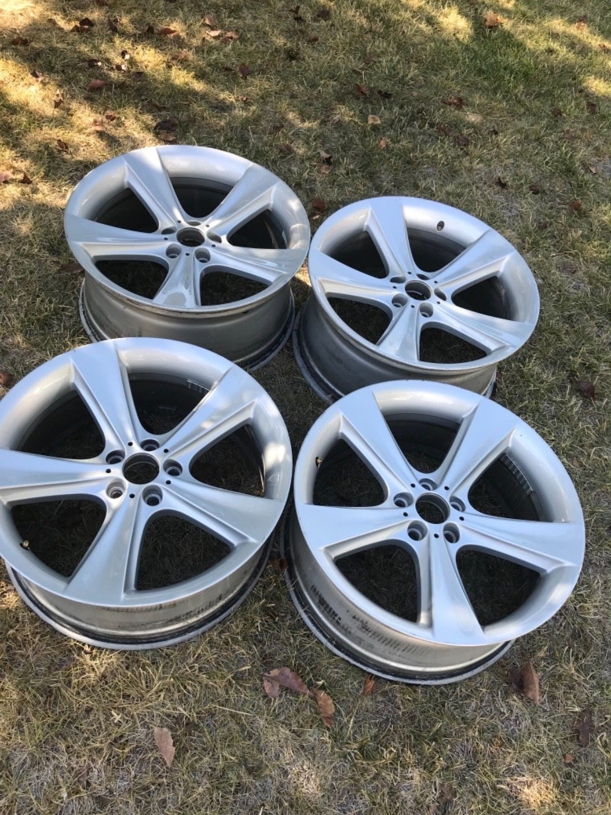 2004-2006 BMW X5 X6 E65 E66 Genuine OEM 21" Staggered Wheels | 4 ...