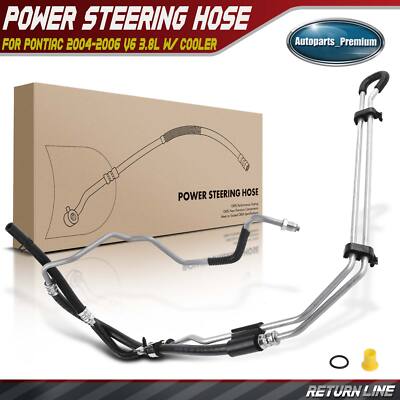 Power Steering Return Line Hose Assembly for Pontiac 2004-2006 V6 3.8L ...