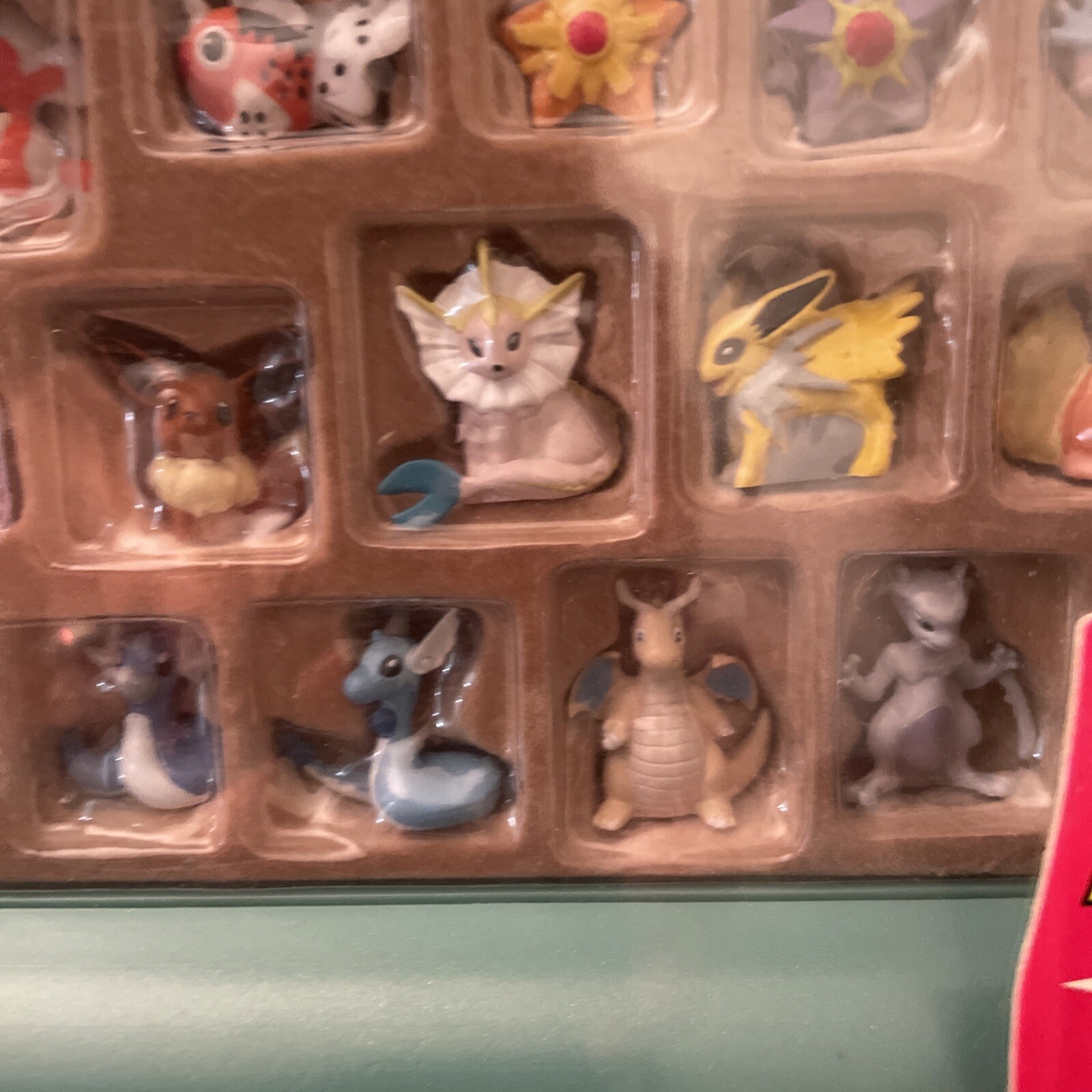 RARE Hasbro 152 Pokemon Figurine Collectors Display Case Shiny Error ...