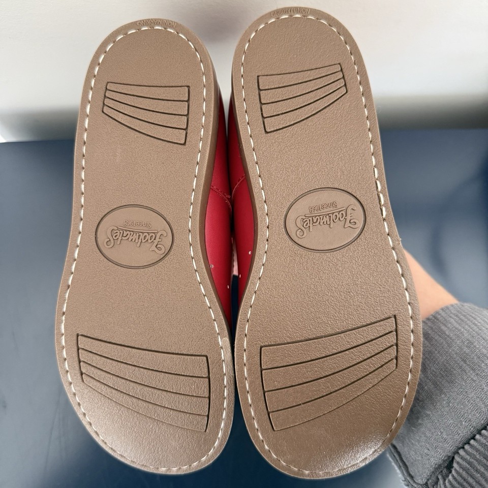 FootMates Girls Mary Jane Red Buckle Shoes Wide Fit Arch Support Size 1 ...