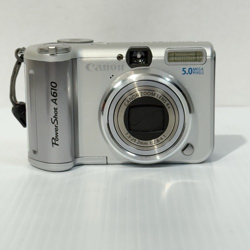 Canon PowerShot A610 Flip Screen Silver Digital Camera | eBay