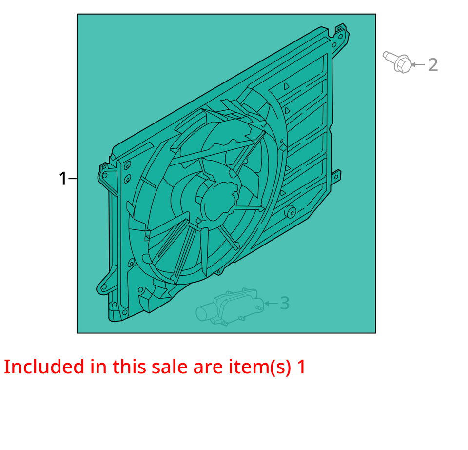2013-2018 Ford C-Max Radiator Cooling Fan Assembly 114K OEM LKQ | eBay