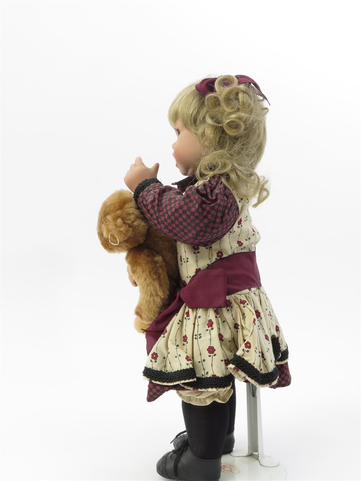 Cindy Marschner Rolfe 17" Porcelain Doll "Penny" Blonde Brown Eyes ...