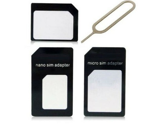 Sim Card Adapter For All Mobile Phones 3 In 1 Pack Nano Micro Standard ...