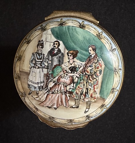 RARE! HALCYON DAYS ENAMELS DIE FLEDERMAUS STRAUSS METROPOLITAN OPERA ...