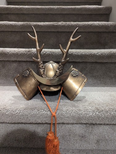 SAMURAI KABUTO Armor Helmet Deer Horn JAPAN | eBay