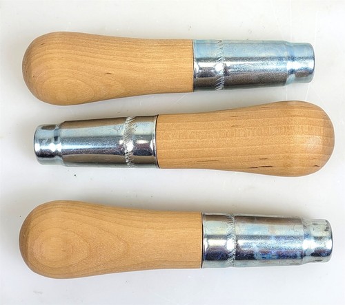 3 Lutz File & Tool Co. #5 Long Ferrule Wood Handle For 16" to 20" Files ...