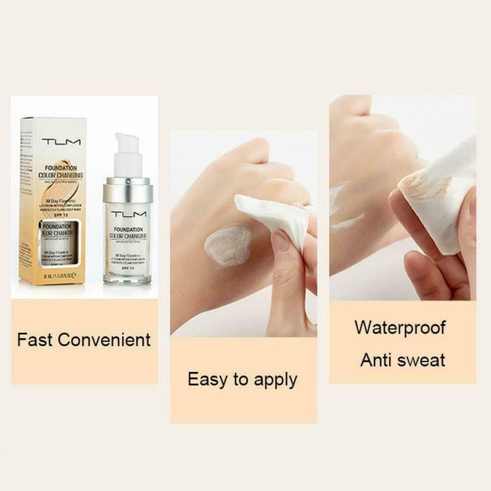 2X TLM Pro Classic Colour Changing Foundation Magic Flawless Concealer ...