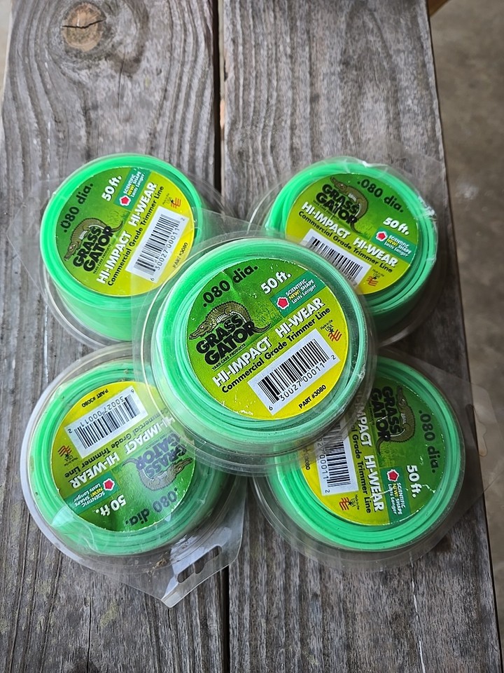 5 Pack Grass Gator Trimmer Line Hi-impact Commercial Grade 50'x3 NEW | eBay