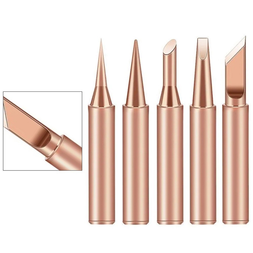 Set of 5 Soldering Iron Tips 3C I K 2 4D B Compatible with 900MT ...