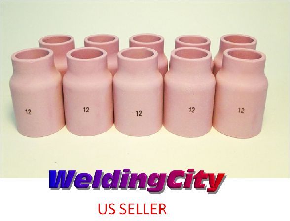 WeldingCity® 10-pk TIG Welding Large Gas Lens Ceramic Cup 53N87 #12 ...