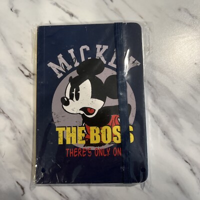Disneyland Paris Mickey Mouse The Boss Notebook New In Hand RARE | eBay