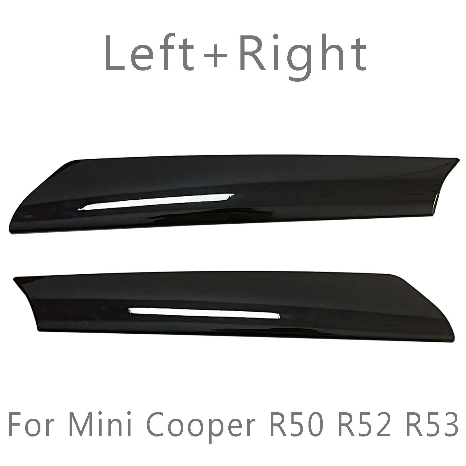 Fits Mini Cooper R50 R52 R53 Right+Left A Pillar Molding Trim Cover Kit ...