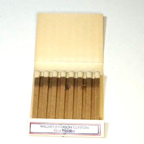 Matchbook Full Unstruck William Jefferson Clinton 42nd President ...