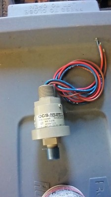 CCS Custom Component Switches 611g9009 Pressure Switch Proof 500 PSIG ...