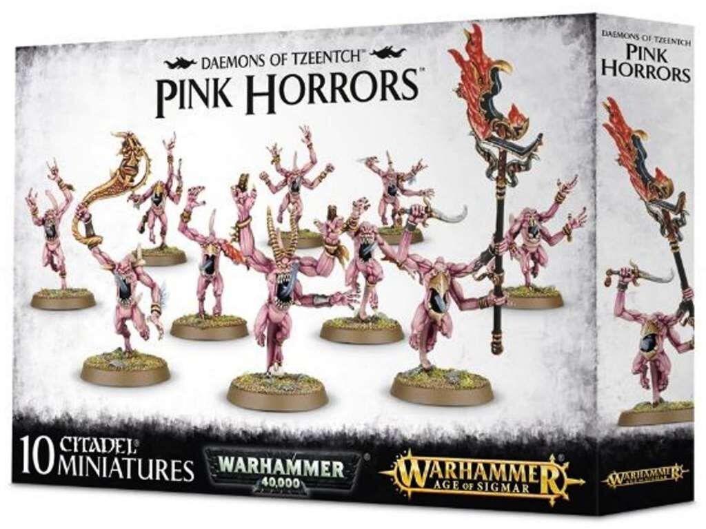 Games Workshop Warhammer 40K Chaos Daemons Tzeentch Pink Horrors ...