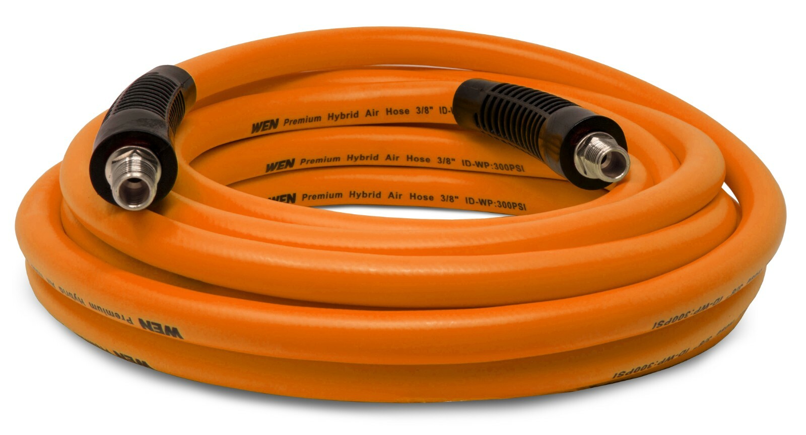 Pneumatic Air Hose ft. x 3/8 in. 300 PSI Flexible Kink Free Hybrid ...