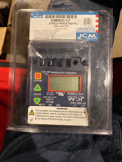 ICM Controls Single Phase Digital Line Monitor Icm492 for sale online ...