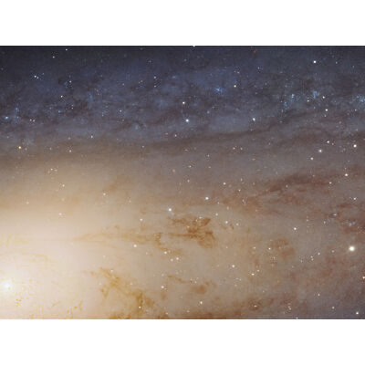 Hubble Space Telescope M31 Phat Mosaic Andromeda Galaxy Art Poster ...