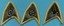 Classic Star Trek TOS Embroidered Insignia Patches (set of 3) - - THE ...
