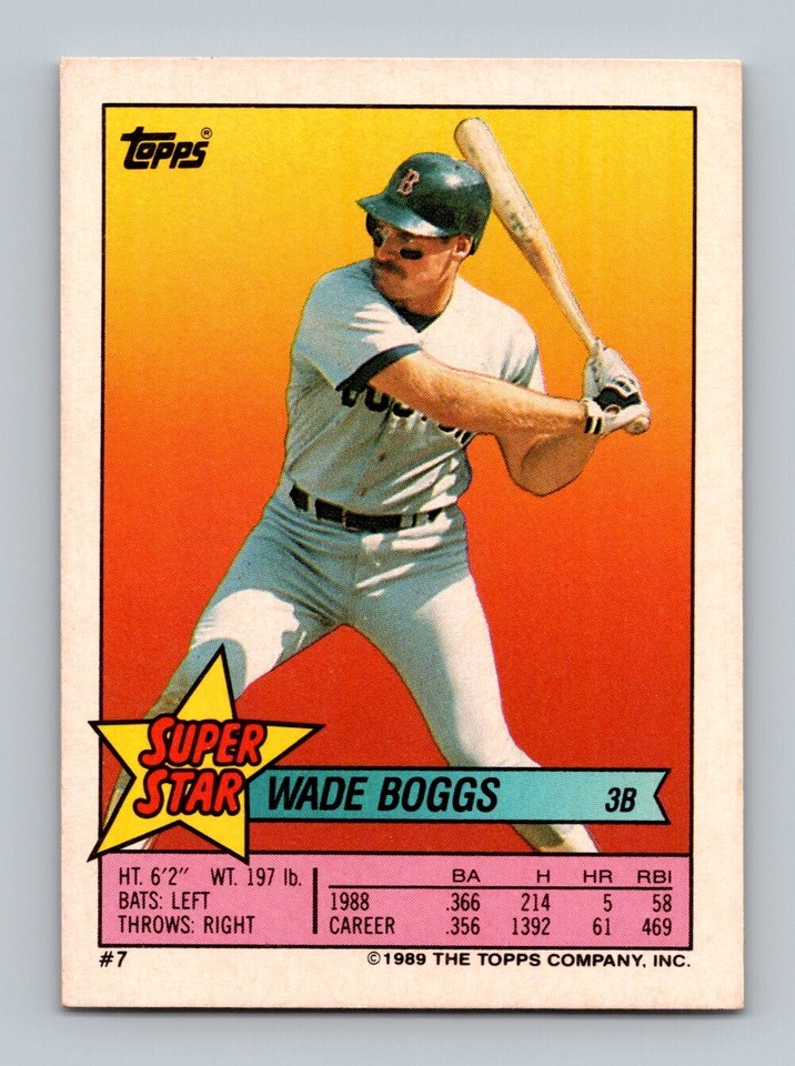 1989 Topps Super Star Sticker Back Cards - Pick A Card - BUY2GET4FREE ...