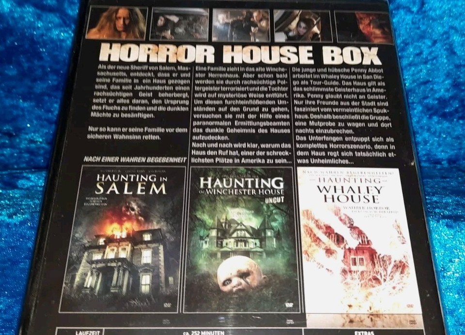 HORROR HOUSE BOX ( Haunting in Salem / Winchester / of Whaley ) DVD ...