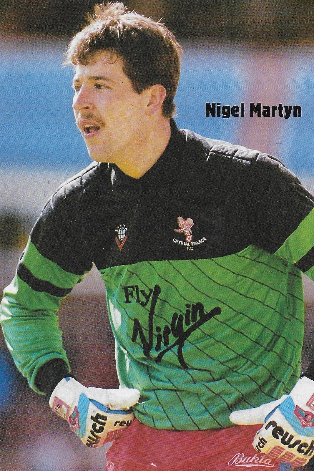 Football Photo>NIGEL MARTYN Crystal Palace 1990-91 | eBay
