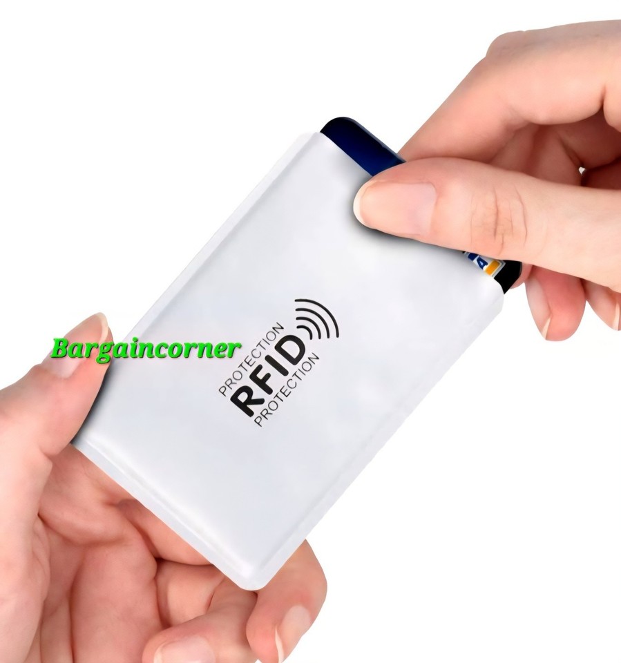RFID Card Protector Bank Card Signal Blocker Anti Theft Contactless ...