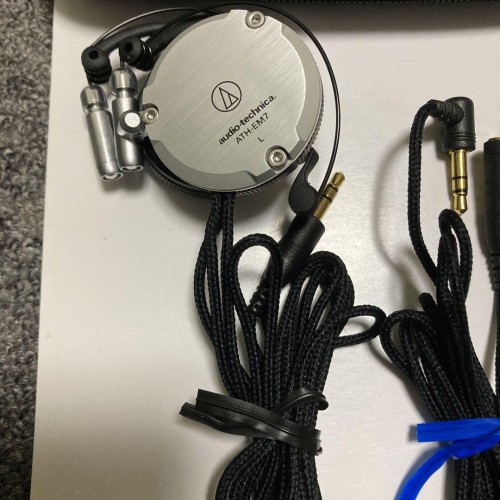 Audio-Technica ATH-EM7 SV 3 Ear-Fit Headphones Tested From Japan Free ...