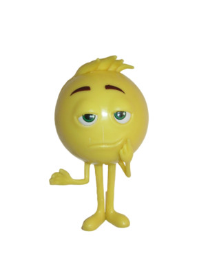 Emoji Gene Meh Rubber Figure: The Movie | eBay Australia