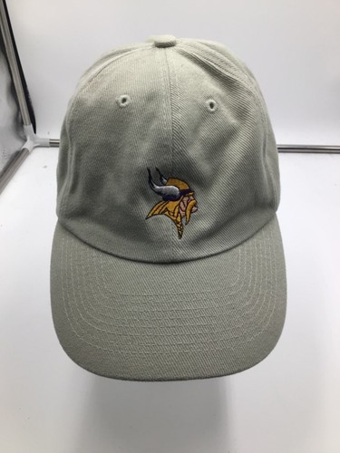 Minnesota Vikings Embroidered Beige Adjustable Baseball Cap | eBay