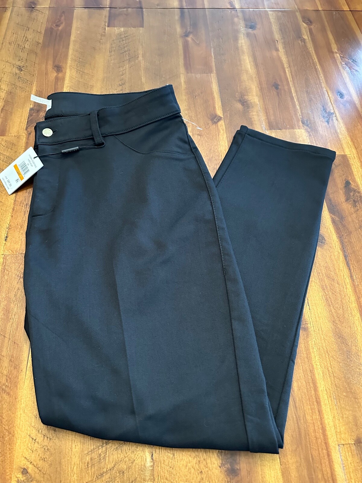 NWT Women's Calvin Klein Modern Essentials Black Pants, Size 16W Inseam ...