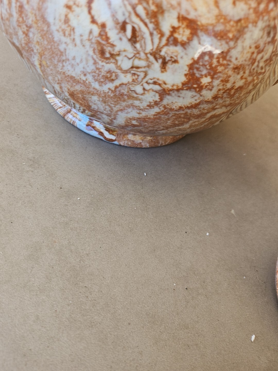 Staffordshire Mochaware Agate Ware XL Coffee TEA Pot 11"x12" RARE | eBay