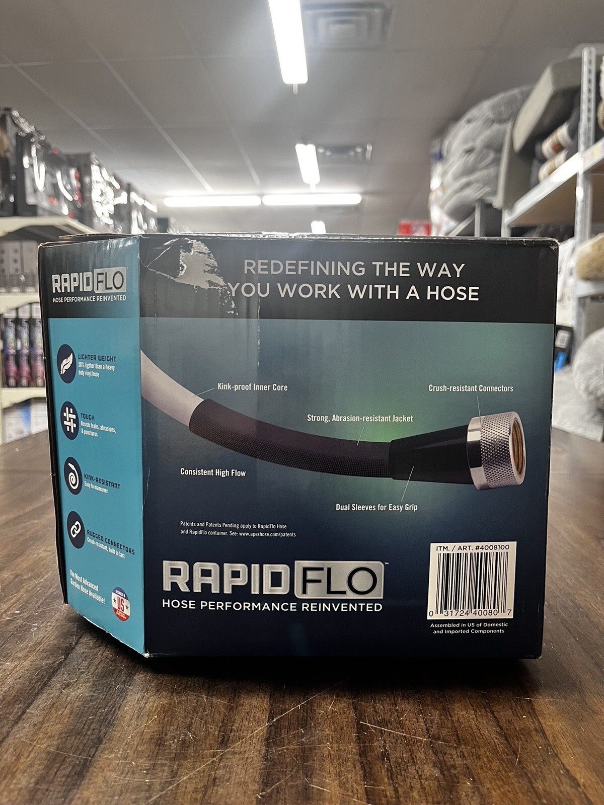 Rapid Flo Light Weight Tough Kink-Resistant Garden Hose 5/8 in 100 ft ...