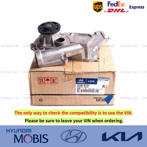 251003C131 GENUINE HD Water Pump for Hyundai Veracruz 3.8L 2010-2011 | eBay