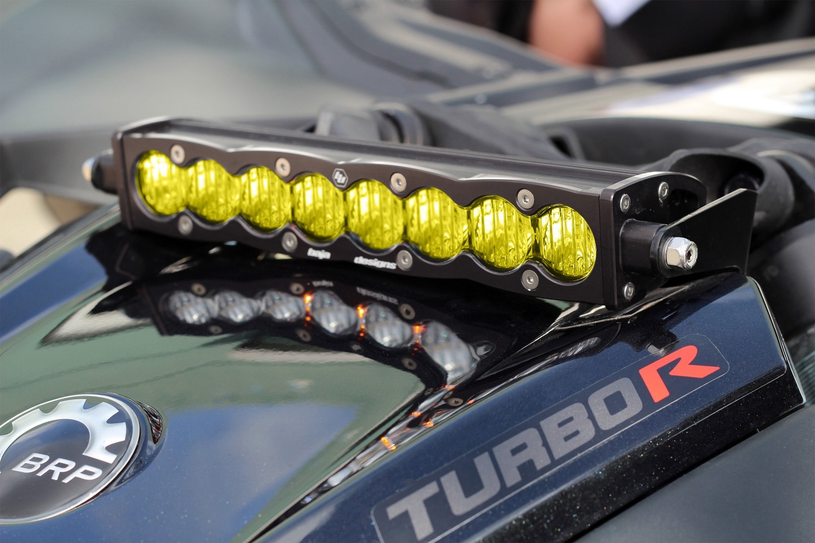 BAJA DESIGNS S8 10" Wide Driving / Flood Amber LED Light Bar 40W 701014 ...