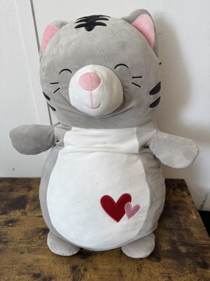 HUGE JUMBO PLUSH 26" CARSON THE GRAY TABBY CAT-HUGMEES | eBay