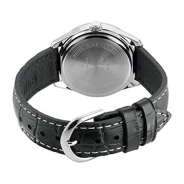 Casio Standard WR50m Leather Strap Ladies Watch LTP-1302L-7B | eBay