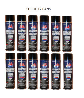 Rubberized Undercoating Black Aerosol Spray Can 16oz | eBay