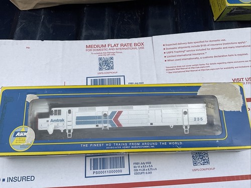 AHM HO SCALE FP45 POWERED DIESEL LOCOMOTIVE Amtrak Old Store Stock | eBay
