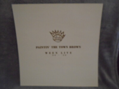 RARE PROMO Ween LP FLAT POSTER Paintin' the Town Brown LIVE Rollins ...