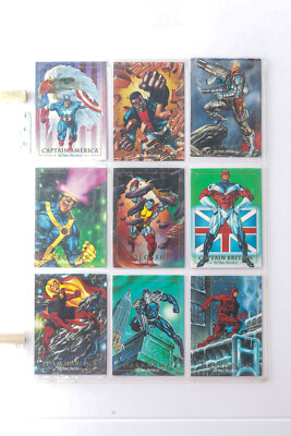 Marvel Masterpieces Series Sky Box Trading Cards Lot 1992 Jusko Art | eBay