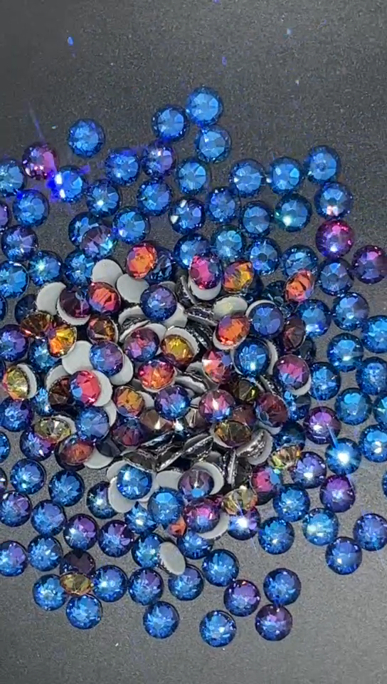 high-quality 2088 Green Blue Volcano Flatback Non Hotfix Nail Art ...