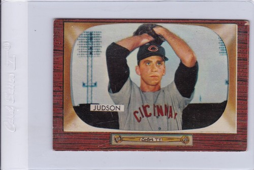 SW: 1955 Bowman Baseball Card #193 Howie Judson Cincinnati Redlegs - Ex ...
