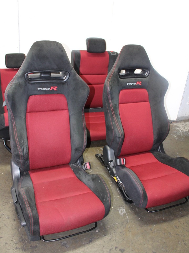 JDM 2007-2011 Honda Civic Type R FN2 Type R Recaro Seats With Rails ...