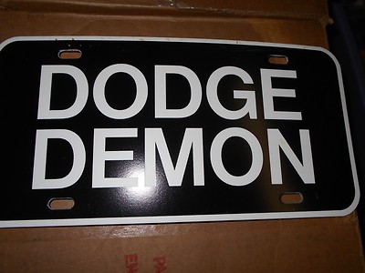 1970 1971 1972 DODGE DART DEMON LICENSE PLATE - BOLD | eBay