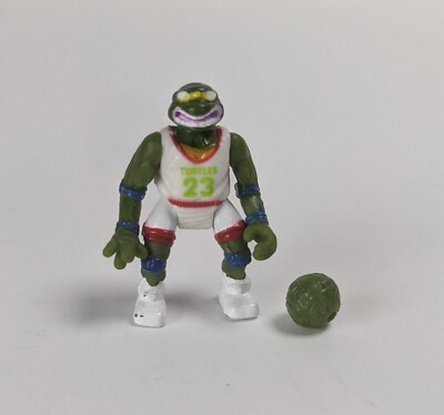 1994 TMNT Mini Mutants Ninja Turtles Basketball Leonardo Complete ...